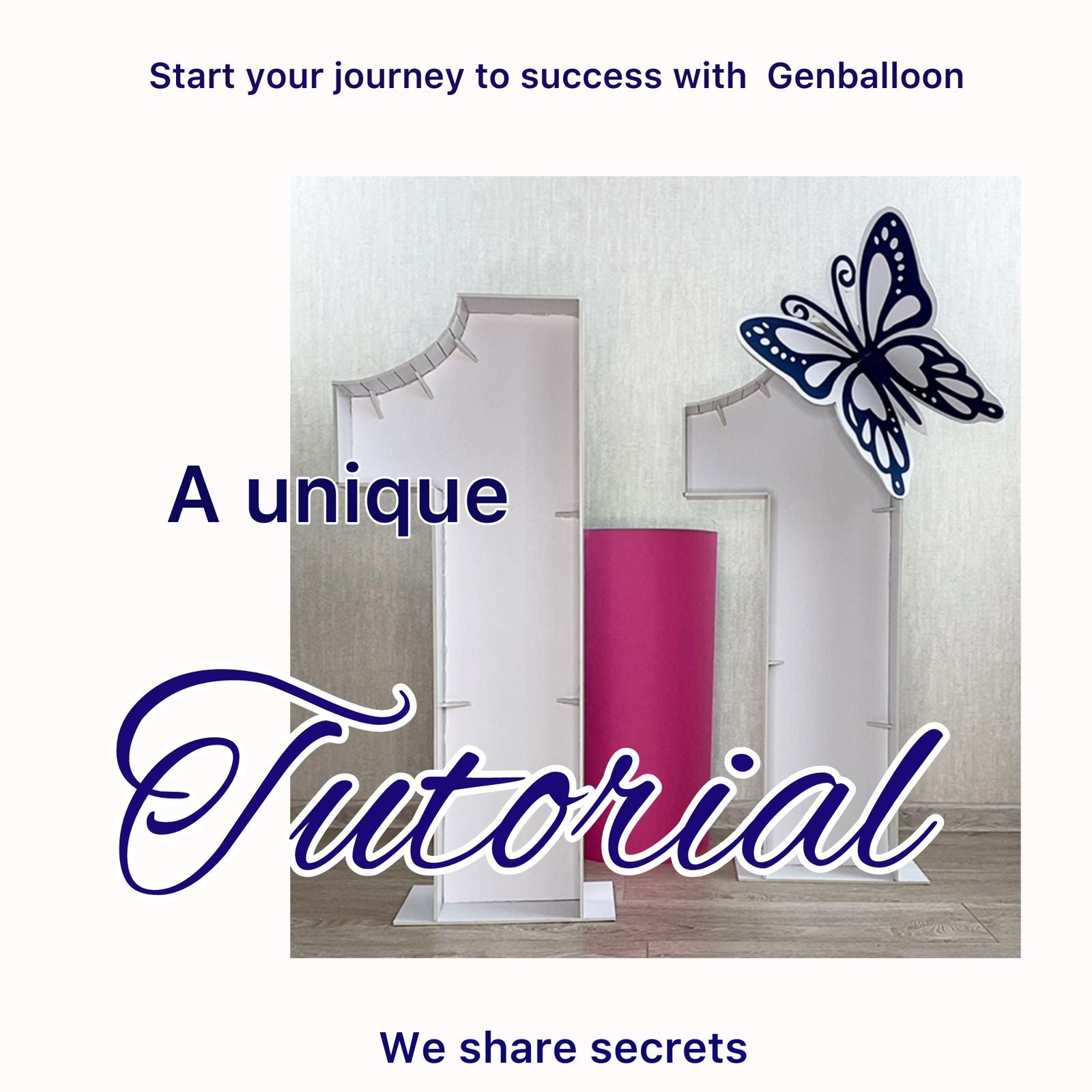 Tutorial: How to make a mosaic frame number 1 EN/ESP – GenBalloon Shop